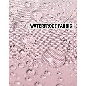 Xback Outdoor Throw Pillow Covers Waterproof Cushion Cases Set of 2, Cute Pink White Gradient Dreamy Minimalist Style Decorative Pillowcases for Patio Furniture Garden Tent-