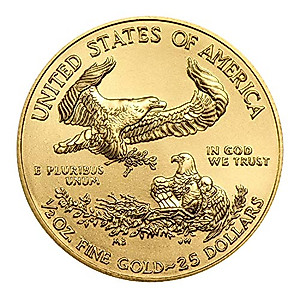 $25 1/2 Ounce Gold American Eagle $25 Brilliant Uncirculated