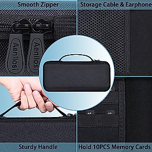 Aenllosi Hard Carrying Case Replacement for ASUS Rog Ally 7 inch 120Hz Gaming Handheld,Organizer for AMD Z1 Extreme Processor Game Console(Black,Case Only)