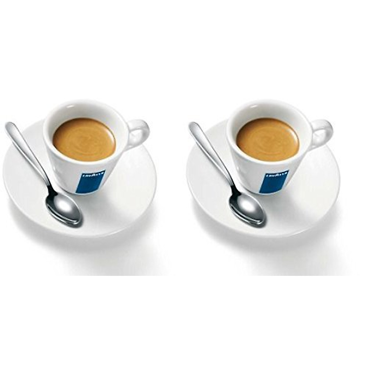 2 X Espresso Porcelain Cups and Saucers 2Oz Capacity Cc 75 Height Mm 58