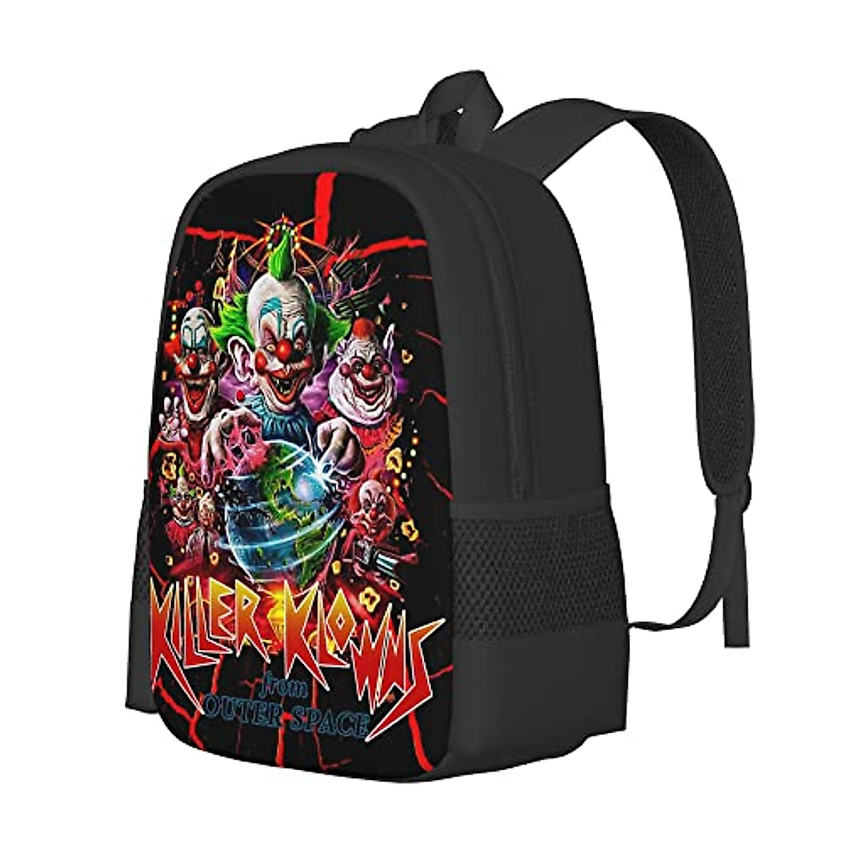 UAXEROU Killer Horror Klowns Movie from Outer Space Unisex Carry On Backpack Large Travel Backpack for Women Men Work Casual Laptop Daypack
