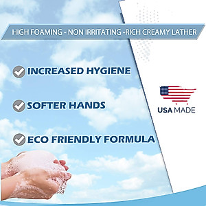 GreenFist Foaming Hand Soap Refills [ Foam Refill ] Gentle-Hand Wash Lemon Scent, 128 ounce (1 Gallon)