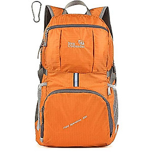 Outlander Packable Lightweight Travel Hiking Backpack Daypack (New Orange)