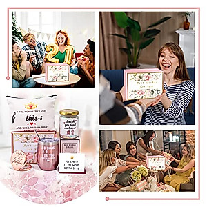 Jumway Birthday Gifts for Women, Funny Friend Gifts for Women Friendship, Happy Birthday Gifts Basket for BFF Bestie Best Friends Female Her Sisters Unique