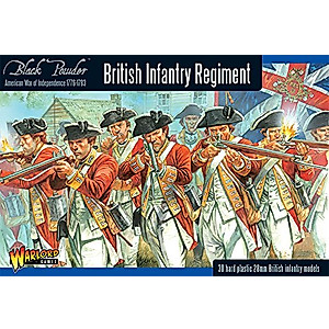Black Powder Revolutionary British Infantry Regiment 1:56 Military Wargaming Plastic Model Kit