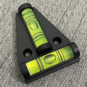 YMGBHNKJLS 5Pcs Magnetic Bubble Level T Type Levels with Screws Magnetism/Screw Mounted Dual-use Bubble Spirit Levels