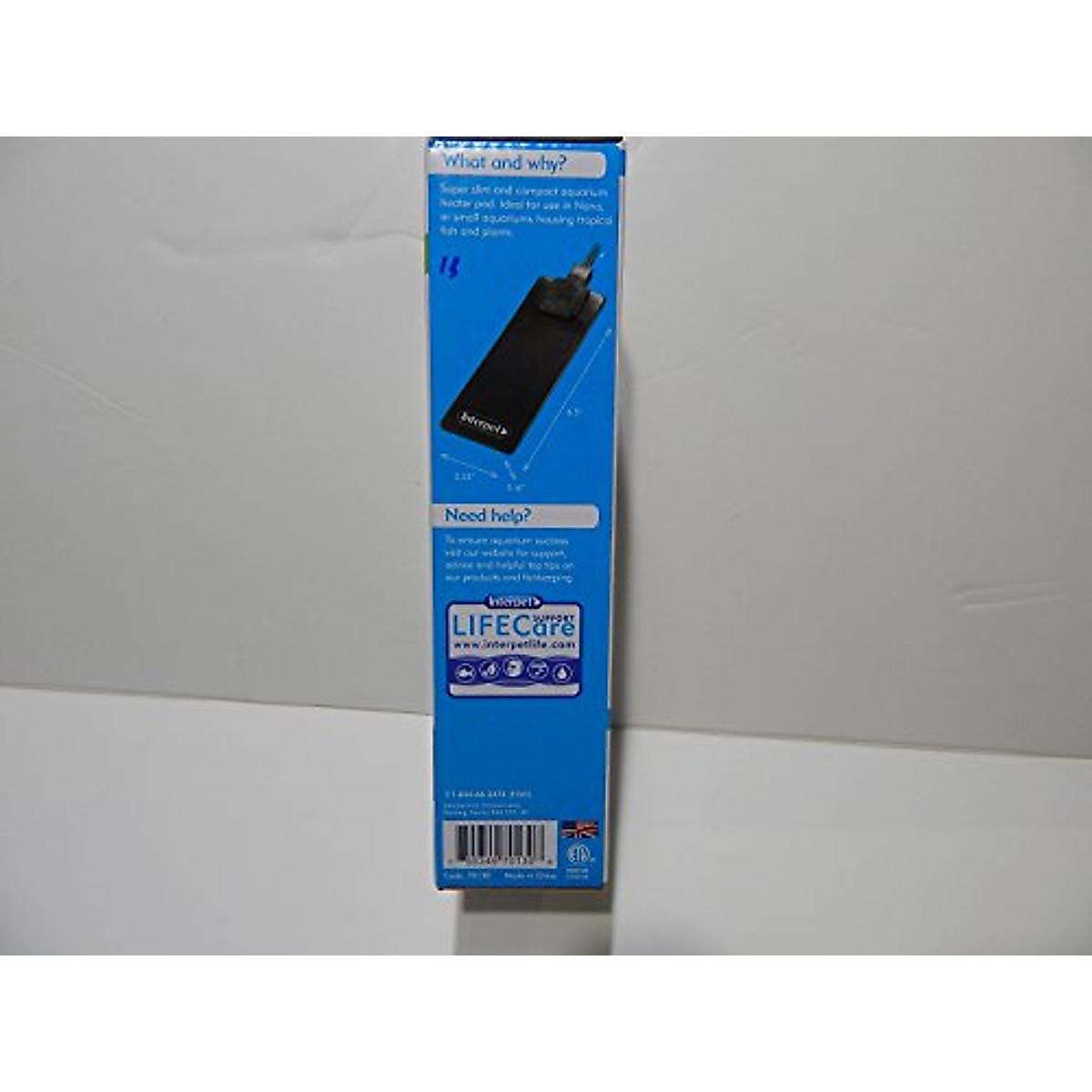 Interpet Life Thermal Flat Aquarium Heater with Free Thermometer Strip 3yr Warranty