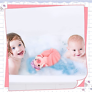 2 Pcs Bath Sponge Kids Body Shower Loofah Cute Animal Loofah Sponge Cartoon Shower Loofah Colorful Baby Bath Pouf Mesh for Toddler Children Adults Gifts Shower Washing Exfoliating (Pig, Cow)