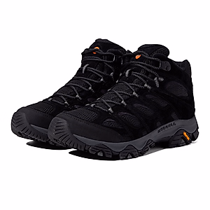 Merrell Men's Moab 3 Mid Hiking Boot, Black Night, 9.5