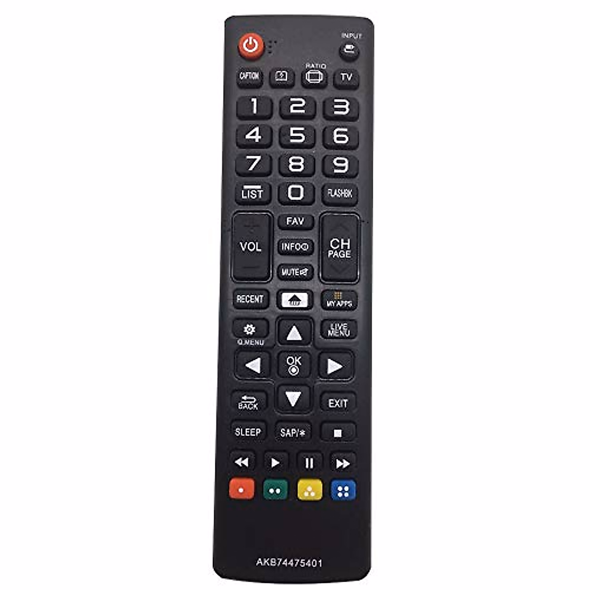 New Replacement LG AKB74475401 Remote Control for LG TV Remote Control,Compatible with LG LCD LED HDTV Smart TV