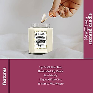 Get Well Soon Gifts for Women – Sympathy Gifts - Thinking of You, After Surgery, Sorry for Your Loss, Condolence, Divorce, Cancer Gifts for Women, Men, Sister, Best Friend - Lavender Candle 8 Oz