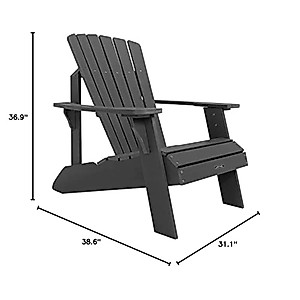 Lifetime 60335 Adirondack Chair, Shale Stone