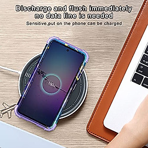 Rancase for Galaxy S21 Plus 5G Case,Three Layer Heavy Duty Shockproof Protection Hard Plastic Bumper +Soft Silicone Rubber Protective Case for Samsung Galaxy S21 Plus 5G 6.7 inch,Purple