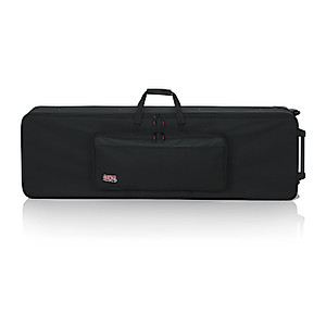 Gator Cases Lightweight Rolling Keyboard Case for 88 Note Keyboards and Electric Pianos (GK-88)