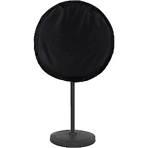 Fan Cover - Outdoor Waterproof Fan Covers - Outside Large Stand up Pedestal and Wall Mount Industrial Fan Cover in Heavy Duty Material Fit 24" Fan