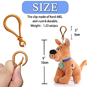 Giliger Scoooby Doo 6 Inches Plush Keychain for Bag Backpack Stuffed Animal Dog Gift Stocking Stuffers for Kids Teens