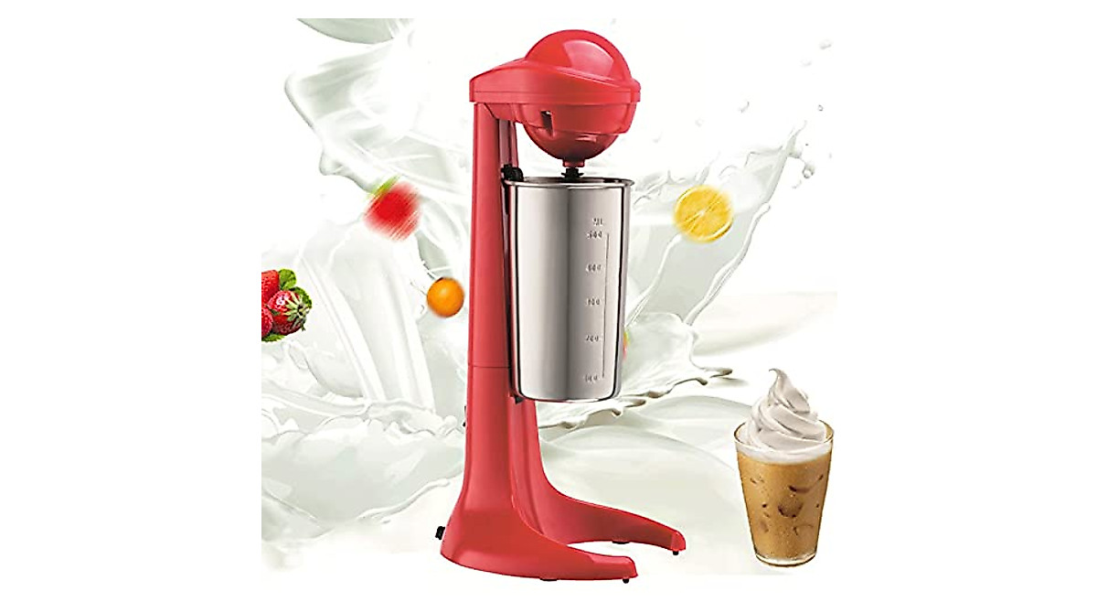 Handheld Electric Milk Shaker - Mix Drinks Effortlessly