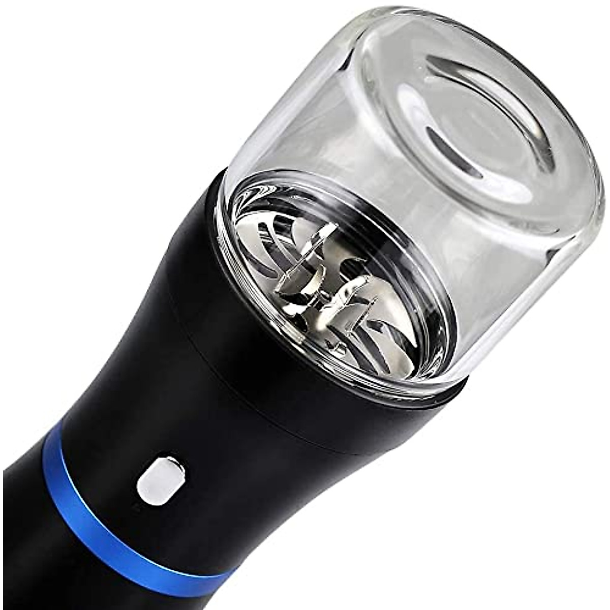 Sunseeke Electric Herb Grinder, Compact for Flower Buds, USB-Rechargeable, 2pcs Glass Herb Jars - Ideal for Everyday Carry