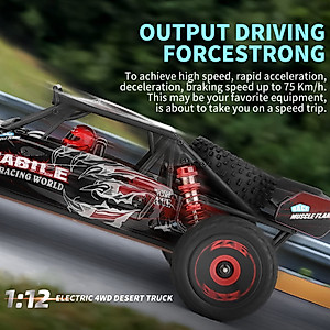 GoolRC WLtoys 124016 V2 RC Car - 75km/h 4WD Racing