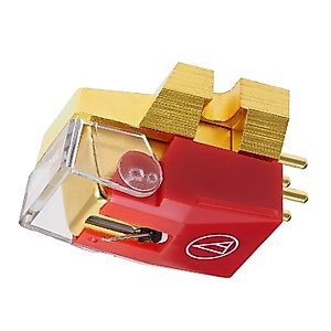 Audio-Technica VM740ML MicroLine Dual Moving Magnet Stereo Turntable Cartridge, Red
