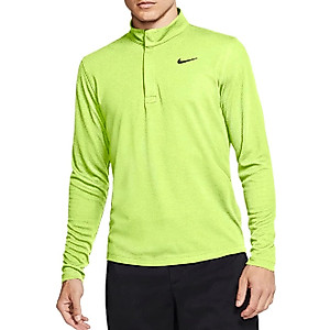 Nike Men's Dri-fit Victory Half-Zip Top (as1, Alpha, x_l, Regular, Regular, Lemon Twist, X-Large)