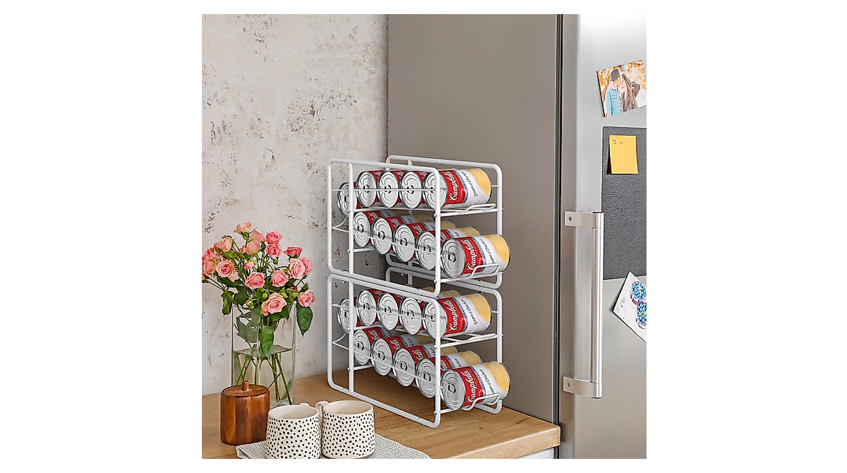 MOOACE Can Dispenser Rack - Stackable, Space-Saving Food Organizer