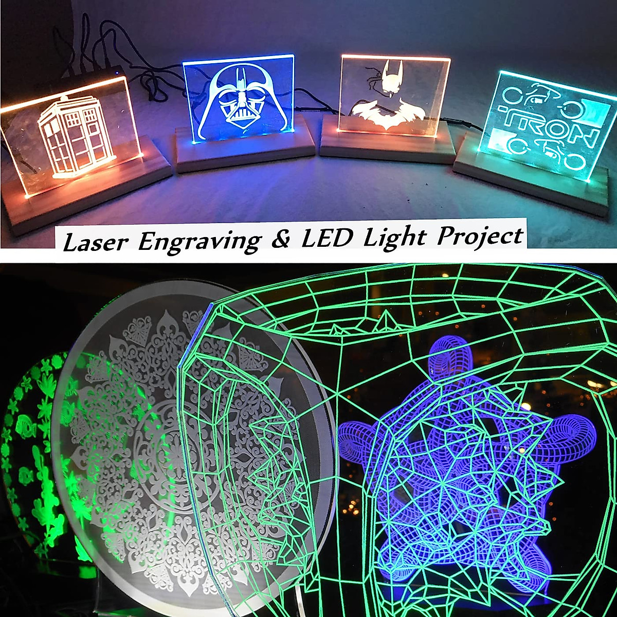 GetWant 24x36 Plexiglass Sheets - 1/8 inch Thick - 2 Pack 24x36 Clear Acrylic Sheets - 3mm Thick Lucite Acrylic Board - Idea for Frames,Windows,Displays,Signage,Crafts - Custom Cut to Size Plexiglass