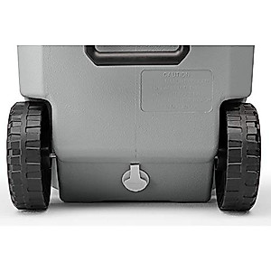 Coleman Ice Chest | Coleman 316 Series Wheeled Hard Coolers, 62qt Rock Grey