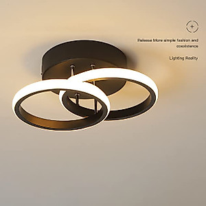 ONXE LED Ceiling Lights,11 Inch Flush Mount Light with 2400lm,Dimmable Light Fixtures with Adjustable Color Temperature,Lamparas De Techo modernas for Bedroom,Kitchen,Living Room,Hallway Lighting