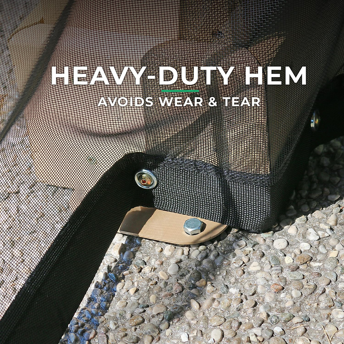 Yardistry 12' x 12' Meridian Mosquito Mesh