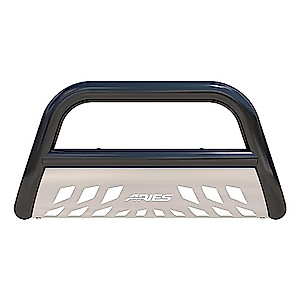ARIES B35-4010 2-1/2-Inch Black Steel Bull Bar, Select Chevrolet Colorado, GMC Canyon