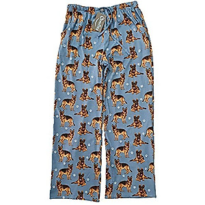 German Shepherd Pajama Pants – Cotton Blend - All Season - Comfort Fit Lounge Pants for Women and Men – German Shepherd Gifts