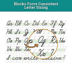 Channie’s Easy Peasy Cursive Handwriting Workbook for Kids, Tracing & Cursive Writing Practice Book, 80 Pages Front & Back, 40 Sheets, Grades 1st – 3rd, Size 8.5” x 11”