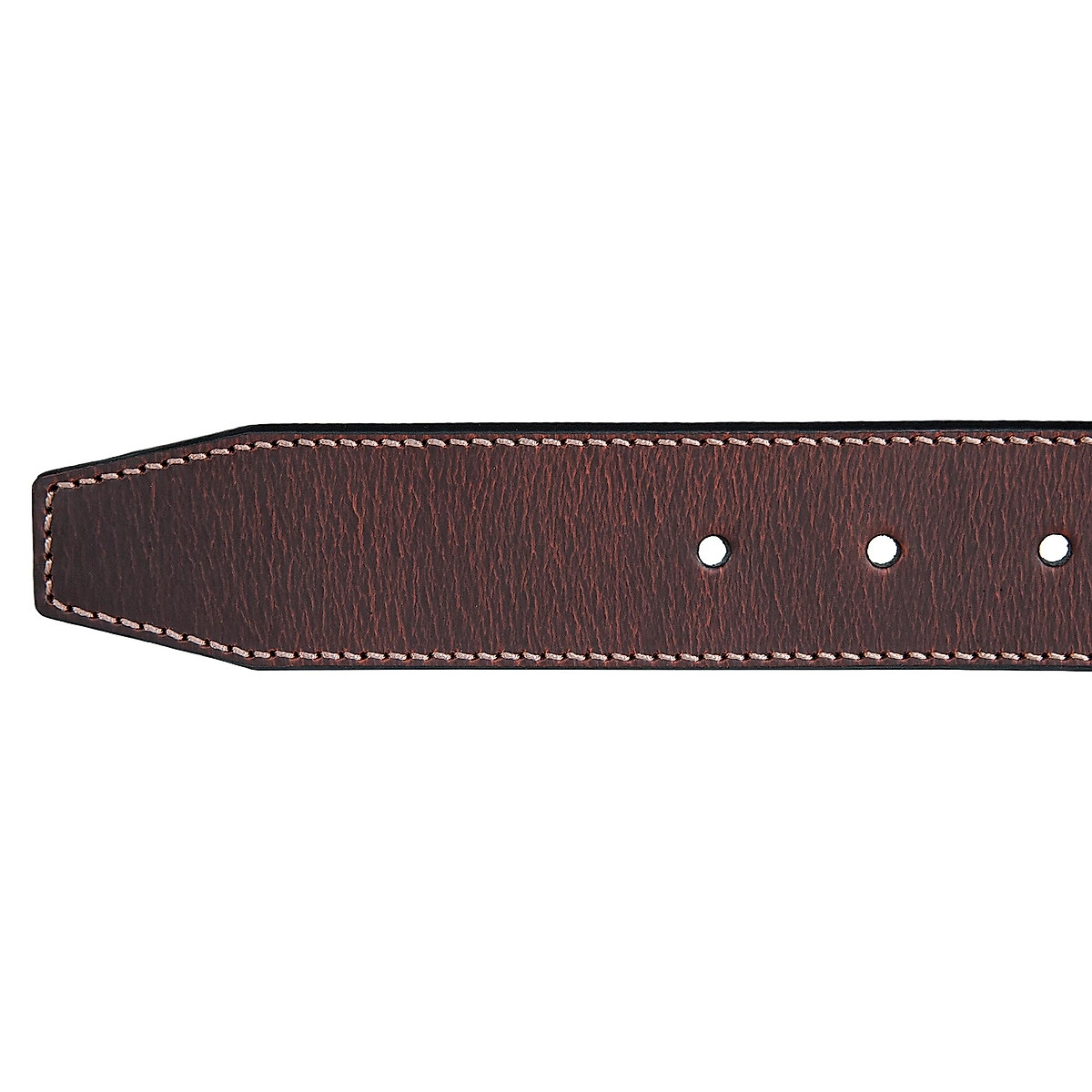 Lucky Brand Men Casual Belt, Leather Keeper-Brown, 40