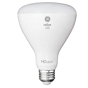 GE Refresh 2-Pack 65 W Equivalent Dimmable Daylight Br30 LED Light Fixture Light Bulb