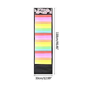 Guaber Vinyl Holder with 47 Compartments Vinyl Roll Holder Gift Wrap Organizer Door Wall Hanging Craft Vinyl Storage Organizer Vinyl roll Holder Wall Mounted