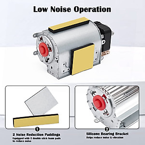 GFK21 Blower Fan Kit, FK21 GFK21A GFK21B Fireplace Blower Fan Replacement for Heatilator, GNDC30, NDV3630I, ND3630, ND3630I, ND3630L, NDV3630IL, GA3450TA, Rotom HB-RB66, R7-RB66, NOVUS, Security UZY3.