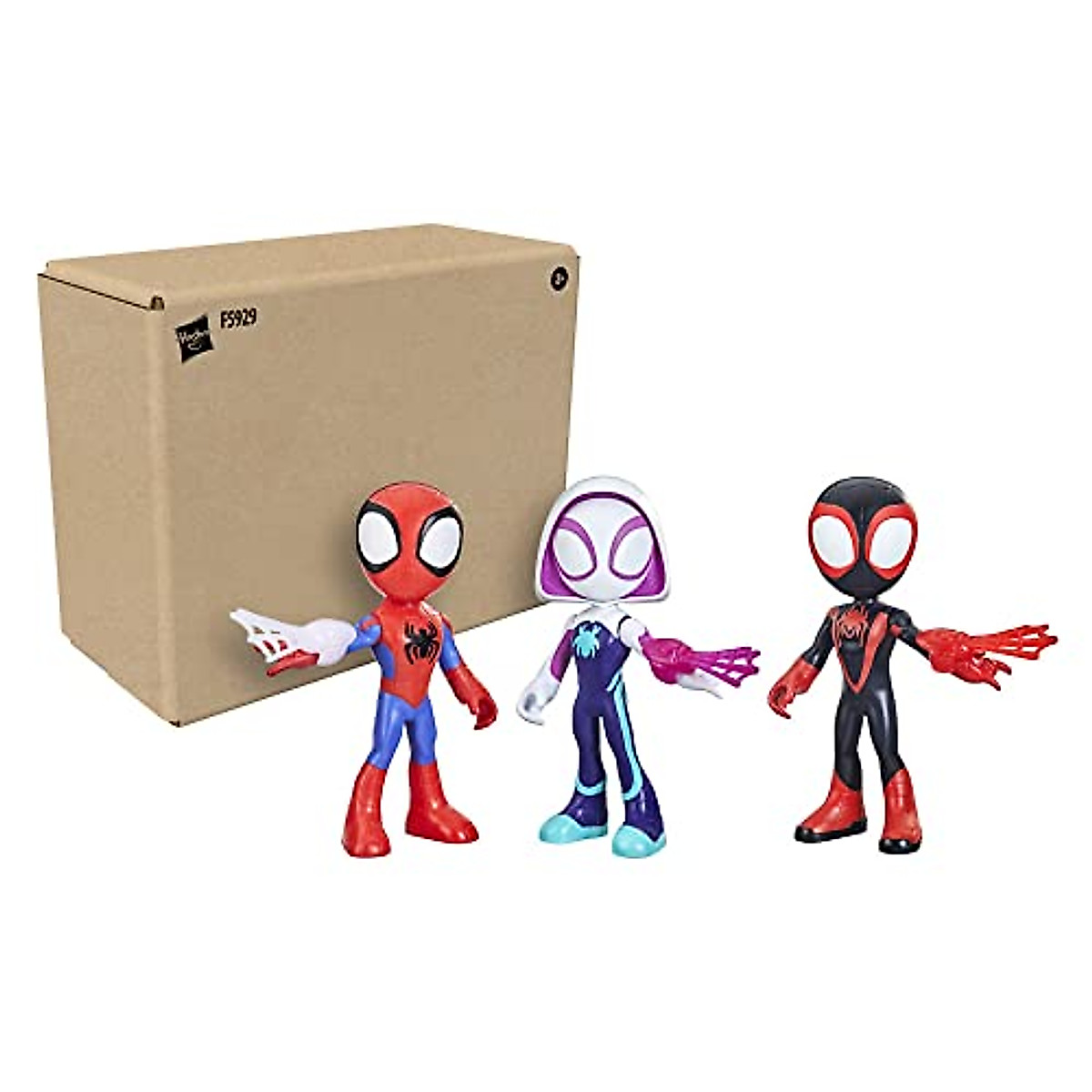Marvel Spidey and His Amazing Friends Supersized Hero Multipack, 3 Large Action Figures, Preschool Super Hero Toy, Ages 3 and Up, 9 Inches (Amazon Exclusive)