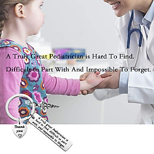 TGBJE Pediatrician Gift A Truly Great Pediatrician Is Hard To Find Keychain Thank You Gift Pediatric Nurse Gift Doctor Gift