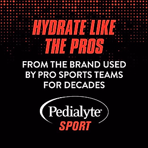 Pedialyte Sport Electrolyte Powder, Fast Hydration with 5 Key Electrolytes for Muscle Support Before, During, & After Exercise, 12 Lemon Lime & 12 Fruit Punch, 0.49-oz Packets (24 Count)