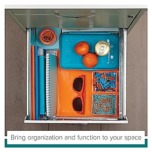 Hirsh Industries Space Solutions Metal 3 Drawer File Cabinet with Pencil Drawer Pearl White