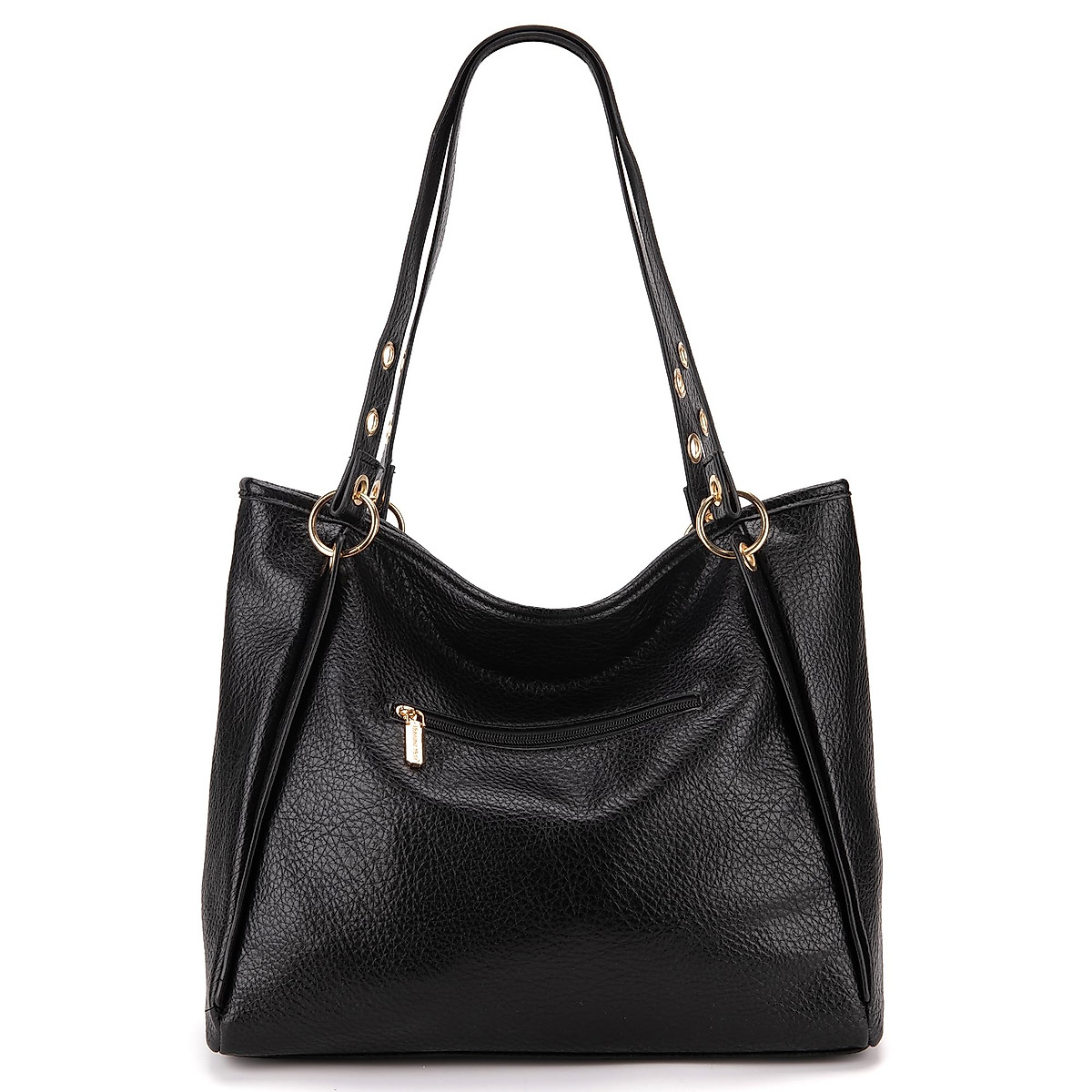 Montana West Large Tote Bag for Women Purses and Handbags Shoulder Bag with Removable Coin Pouch,MWC2-187BK