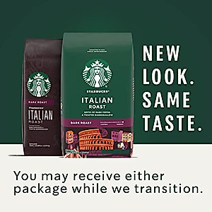 Starbucks Ground Coffee—Dark Roast Coffee—Italian Roast—100% Arabica—6 bags (12 oz each)