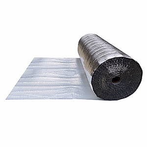 Uboxes, Thermoflex Insulated Bubble Roll, 125-Feet Wrap (48-INCHES), Silver