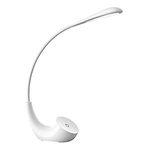 Uonlytech Portable Besides Lamp Gooseneck Table Light Eye Care Book Light Novel Desk Lamp Eye-Caring Reading Light Adjustable Reading Light USB Desk Lamp USB Reading Light Led Bed Lamp White