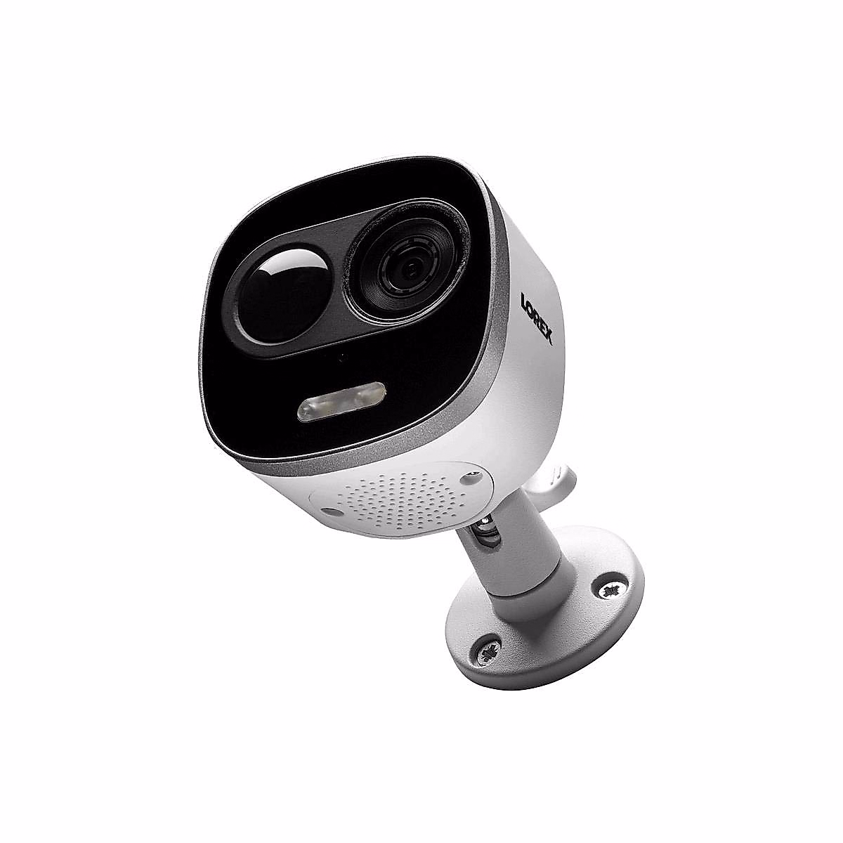 Lorex LNB8105X 4K Ultra HD Active Deterrence IP Security Bullet Camera, 2.8mm, 130ft Night Vision, CNV, Audio, Works with LNR600X,LNR6100X,N841,N861B,N862B,N842, White (Renewed)