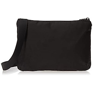 Amazon Essentials Unisex Adults' Crossbody Bag, Black, One Size