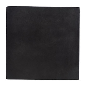 SAFAVIEH Outdoor Zen Black Mushroom Modern Concrete Accent Table