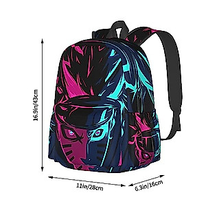 Abrazar Kids School Bag Anime Character Print Boys Backpack Laptop Backpack Travel Backpacks 03