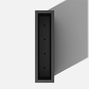 Veradek Block Series Span Plastic Planter - Tall Rectangular Planter for Outdoor Patio/Porch | Durable All-Weather with Removable Insert Bucket | Modern Design for Plants, Flowers, Garden